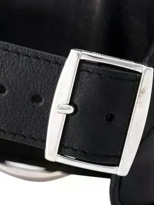 Raf Simons Leather-cuff Zip-detail Bracelet