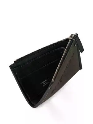 Givenchy Cargo Zipped Card Holder In Canvas
