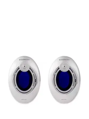 Givenchy Sculpted Gem Earrings In Metal And Resin