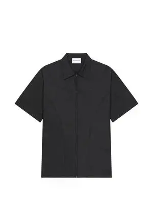 Givenchy Couture Seam Shirt With Mix Material Cut Outs - Black
