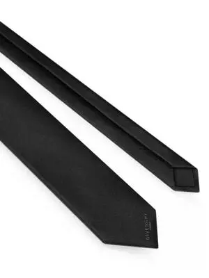 Givenchy Tie In Silk Gros Grain - Black