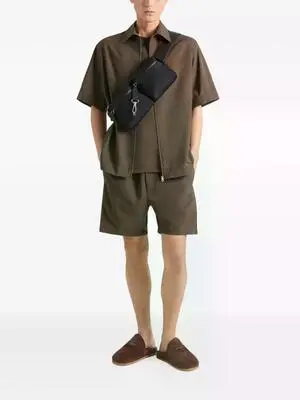 Givenchy Cargo Belt Bag In Canvas - Black