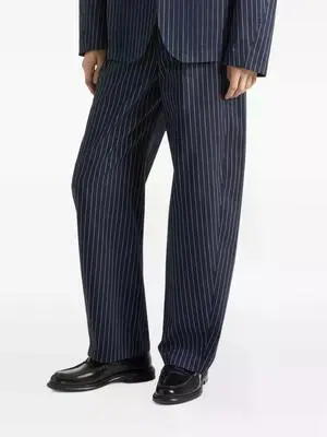 Givenchy Couture Seam Striped Pants In Cotton