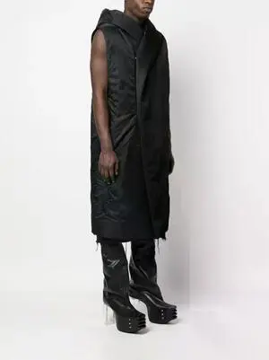 Rick Owens Hooded Gilet Coat
