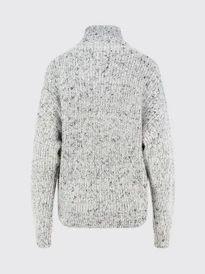 Isabel Marant Étoile Abstract Pattern Alpaca-blend Half-zip Turtleneck Sweater