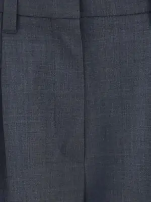 Brunello Cucinelli High-waisted Pleated Wool-blend Palazzo Pants