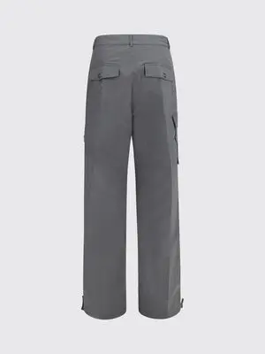 GANNI High-waisted Straight Leg Stretch Cotton Cargo Pants