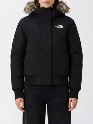 The North Face Arctic Cropped Down Jacket With Shearling Hood And Dryvent Technology