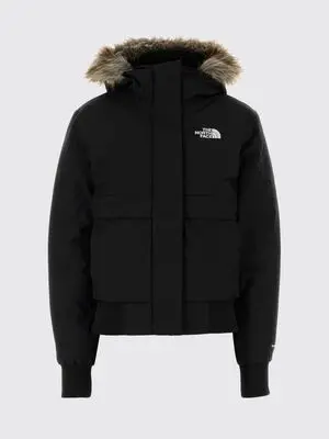The North Face Arctic Cropped Down Jacket With Shearling Hood And Dryvent Technology