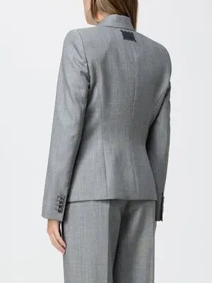 Alexander McQueen Single-breasted Short Viscose Blazer With Peak Lapels - Black