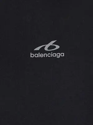 Balenciaga Slim Fit Polyamide T-shirt With Contrast Logo