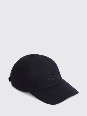 Brioni Cotton Baseball Cap With Tone-on-tone Logo And Adjustable Strap - Navy