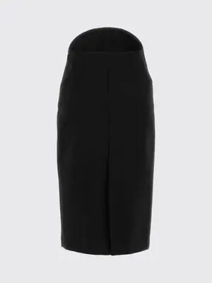 JIL SANDER High-waisted Virgin Wool Midi Pencil Skirt