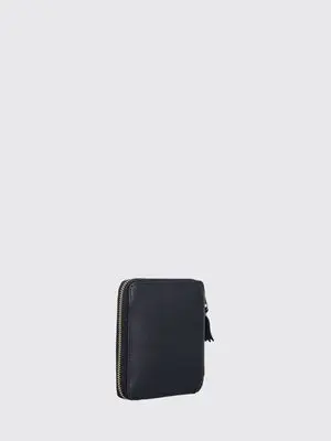 Comme Des Garçons Leather Wallet With Zip And Internal Compartments