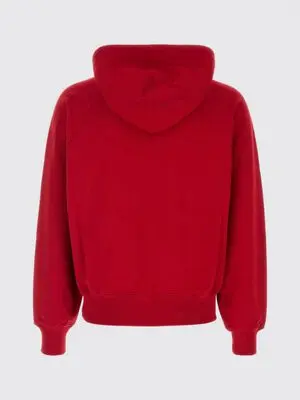 AMI Paris Cotton Hoodie With Kangaroo Pocket