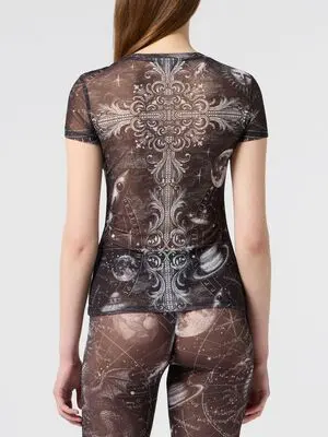 Philipp Plein Zodiaco Slim Fit T-shirt In Polyester With A Graphic Print
