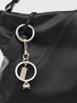 MAISON MARGIELA Metal Keychain With Engraved Numeric Logo