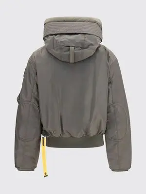 PARAJUMPERS Gobi Recycled Nylon Bomber Jacket With Hood And Hook - Olive