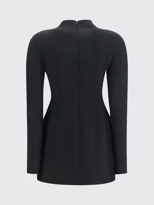 Sportmax High-neck Slim-fit Cotton-blend Mini Sheath Dress