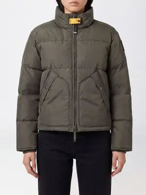 PARAJUMPERS Mallery Short Quilted Nylon Down Jacket With High Neck - Olive