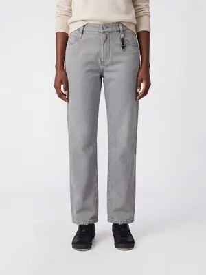 Ermanno Scervino Mid-rise Straight-leg Jeans In Denim With Keychain