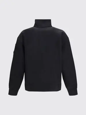 C.P. COMPANY Cotton High Neck Half-zip Sweatshirt - Black