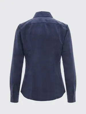 Elisabetta Franchi Slim Fit Lizard Animal Print Polyester Shirt