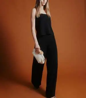 Marella Envers Satin Wide-leg Trousers