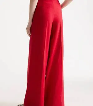 Marella High-rise Wide-leg Trousers