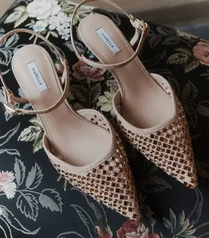 Marella Embellished Slingback Heels 50