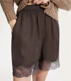 Marella Lace-trim Shorts