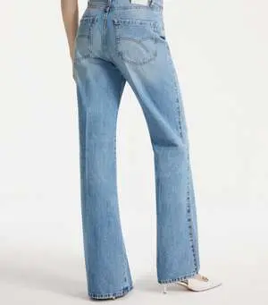 Marella Drawstring High-rise Wide-leg Jeans