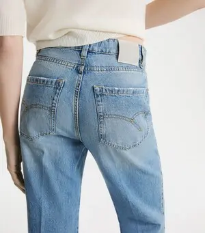 Marella Drawstring High-rise Wide-leg Jeans