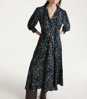 Marella Ribbon-detail Midi Shirt Dress