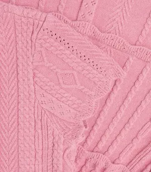 LoveShackFancy Knitted Pointelle Reigh Dress