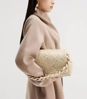 Marella Large Le Muse Clutch Bag - Beige