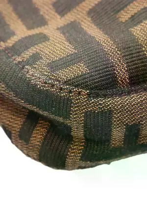 Fendi 2000-2010 Zucca Canvas Shoulder Bag