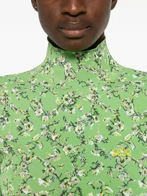Loewe Floral-print High-neck Sweater