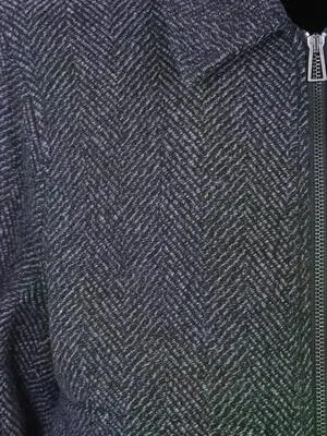 Paul Smith Herringbone-pattern Jacket - Blue