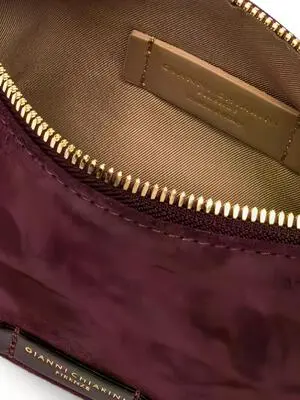 GIANNI CHIARINI Small Nora Suede Leather Shoulder Bag