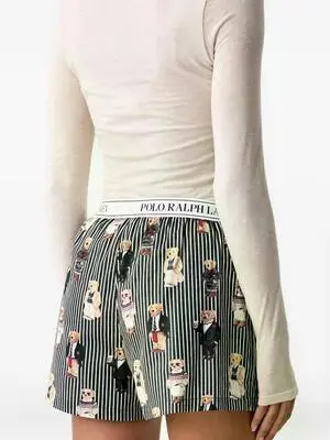 Polo Ralph Lauren Polo Bear Striped Pajama Shorts