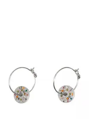 Bimba Y Lola Silver Tone Earrings