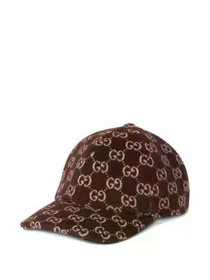 Gucci Logo-pattern Baseball Cap - Brown