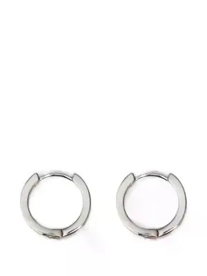 Bimba Y Lola Small And Multicolored Logo Hoop Earrings - Silver