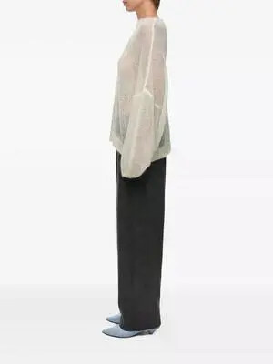 Bimba Y Lola Dark--melange Barrel-leg Trousers