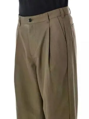 Obey Dean Pleated Wide-leg Trousers
