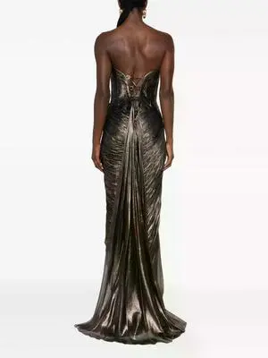 MARIA LUCIA HOHAN Zephyra Strapless Cut-out Maxi Dress