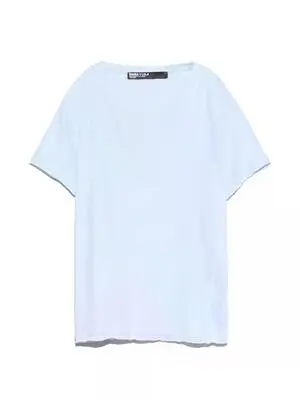 Bimba Y Lola Raw-cut Round-neck T-shirt - Blue
