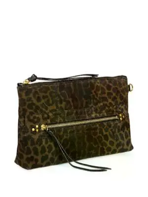 Jérôme Dreyfuss Lucky Leopard-print Clutch Bag