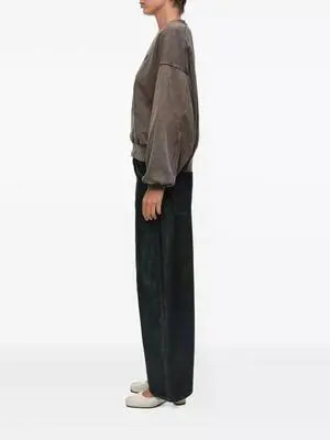 Bimba Y Lola Taupe Balloon Sweatshirt - Brown